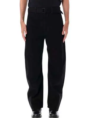 LEMAIRE LEMAIRE Tailored Cotton Trousers Nero