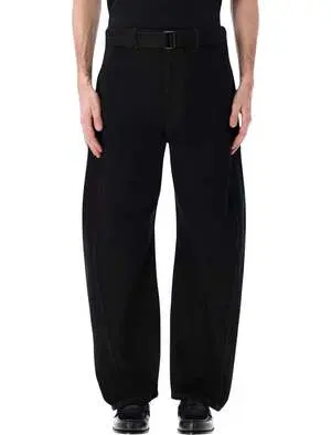 LEMAIRE Tailored Cotton Trousers - Nero
