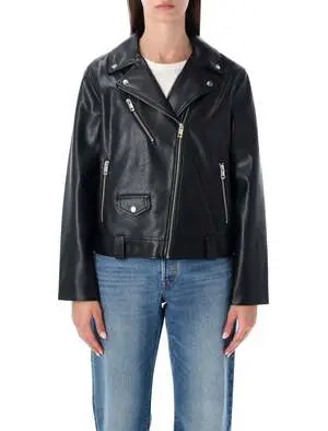 LEVI'S Kendal Moto Jacket With Pointed Lapels And Asymmetrical Zip