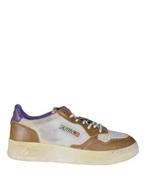AUTRY Vintage Low-top Sneakers For - Marrone