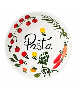 UNCOMMON GOODS Hand-painted Italian Serving Bowl Rosanna's Inc - Multi