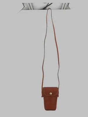 Longchamp Pure Mini Crossbody Bag In Bovine Leather - Buff