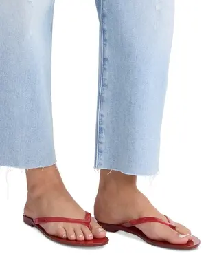 Madewell X Melissa Jelly Thong Sandals - Red