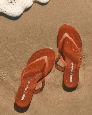 Madewell X Melissa Jelly Thong Sandals - Red