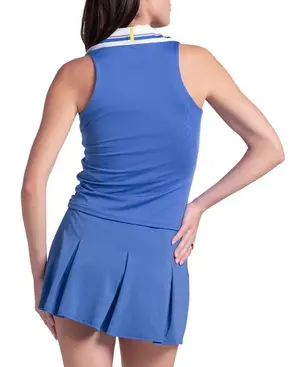Lucky In Love Stripe Out Loud Polo Tank