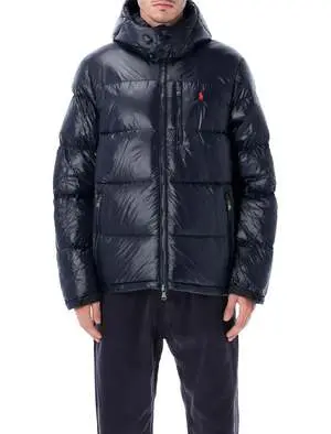 Polo Ralph Lauren Glossy Finish Down Jacket With Detachable Hood