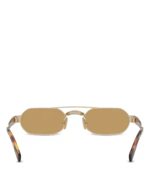 Miu Miu Oval Sunglasses, 52mm