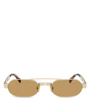 Miu Miu Oval Sunglasses, 52mm