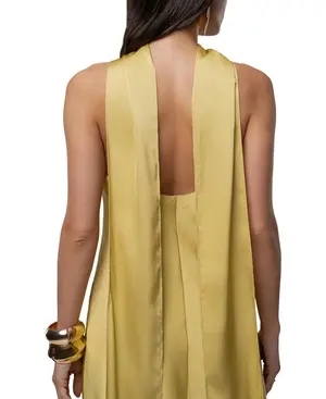 JLUXLABEL Jasmine Drape Mini Dress - Yellow