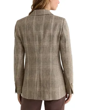 REISS Petite Sybil Linen Blazer