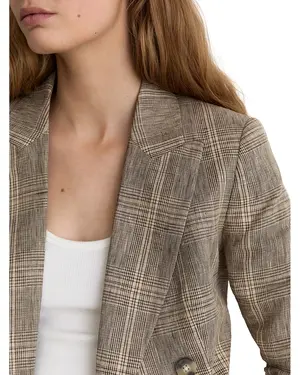 REISS Petite Sybil Linen Blazer