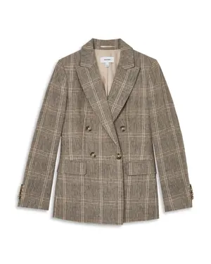 REISS Petite Sybil Linen Blazer