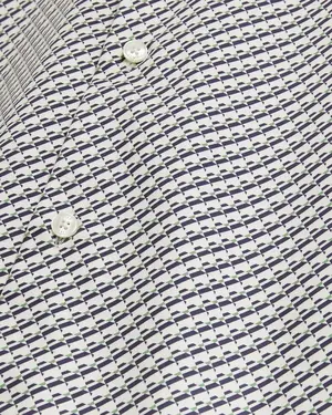 Ted Baker London Grelish Slim Fit Micro Pattern Shirt - Grey
