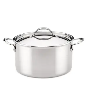 ANOLON Everlast Tri Ply 8 Qt. Stockpot With Lid - Silver