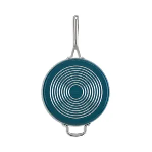 KITCHENAID Hard Anodized Ceramic Induction Saute Pan With Lid - Blue