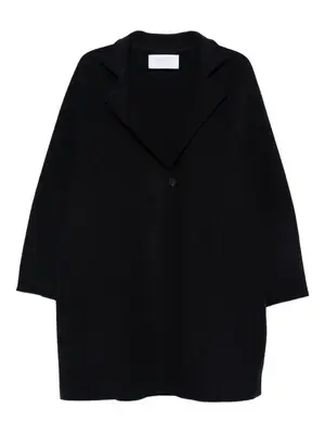 Harris Wharf London Wool Single-breasted Coat - Blue