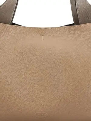 TOD'S T Timeless Medium Leather Tote