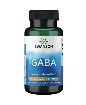 SWANSON Gaba Amino Acid Supplement For Calm - No Color