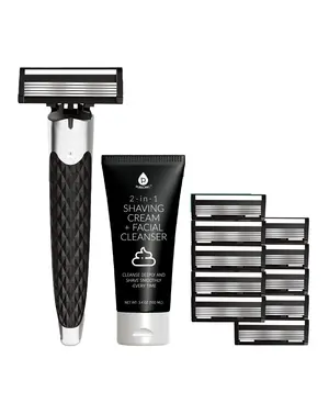 PURSONIC Premium Comfort Shaving Kit Complete Grooming Essentials