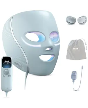 SHARK Cryoglow Cooling + Led Face Mask - White