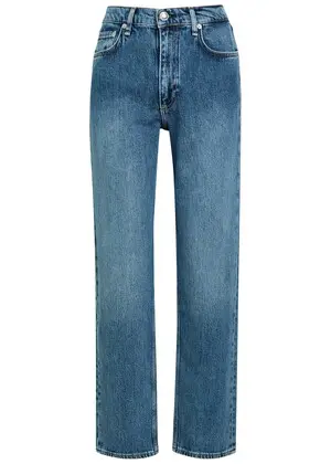 Rag & Bone Harlow Ankle Straight-leg Jeans