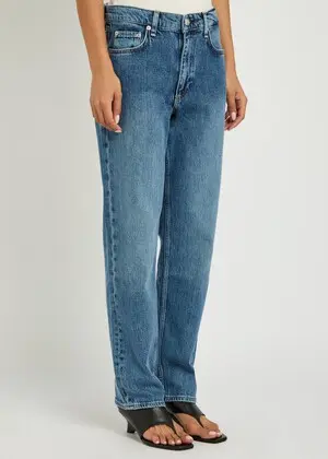 Rag & Bone Harlow Ankle Straight-leg Jeans
