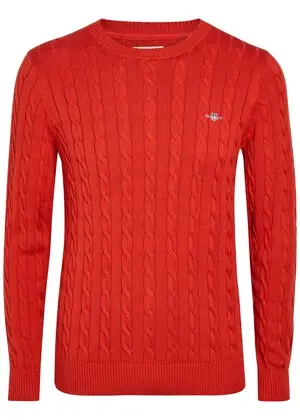 Gant Embroidered Sweaters For Men