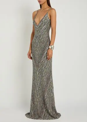 Missoni Sequin-embellished Metallic-knit Gown - Multicoloured