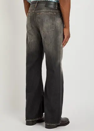 Acne Studios Paint-effect Straight-leg Jeans