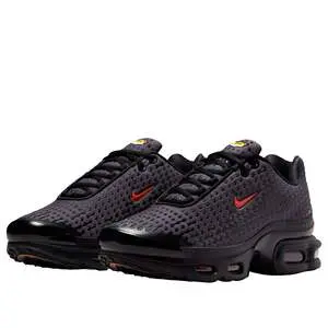 Nike Max Plus "black Medium Ash - Black/medium Ash/red