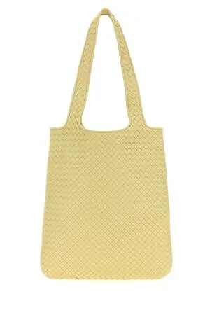 Bottega Veneta BOTTEGA VENETA Woven Leather Shoulder Bag Yellow