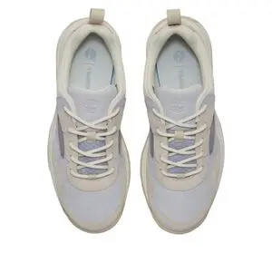 Timberland White Ledge Low Top Lace Up Sneakers - Light Blue/beige