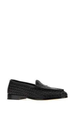 Bottega Veneta Leather Loafers - Black