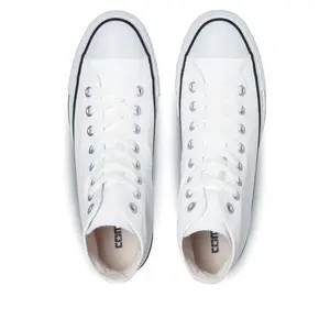 CONVERSE Chuck Taylor All Star Hi "100 Anniversary White" Sneakers - White/black