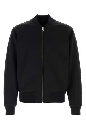 Prada Stretch Polyester Bomber Jacket - Black