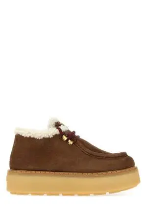 Prada Suede Loafers - Brown