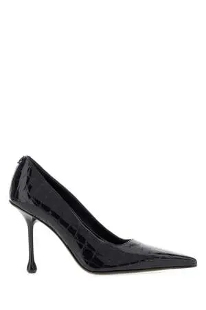 JIMMY CHOO Ixia Croc Effect Leather Pumps