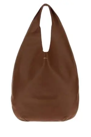 A.p.c. Le Neige" Leather Shoulder Bag - Brown