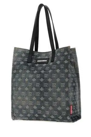 Dsquared2 Embroidered Denim Shopping Bag - Multicolor