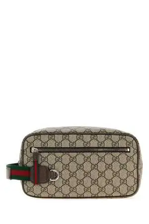Gucci Printed Canvas Medium Gg Beauty Case - Multicolor