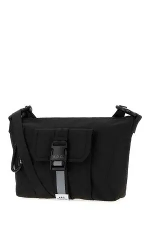 A.p.c. Canvas Trek Crossbody Bag - Black