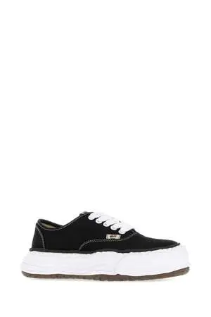 Mihara Yasuhiro Canvas Baker Sneakers - Black