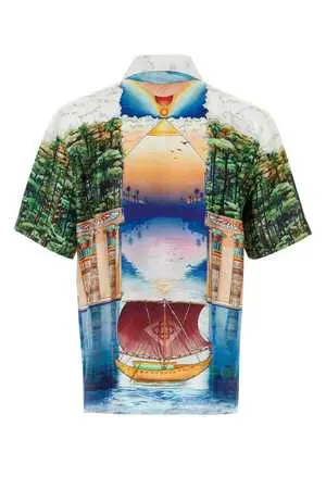 Casablanca Printed Silk Shirt - Multicolor
