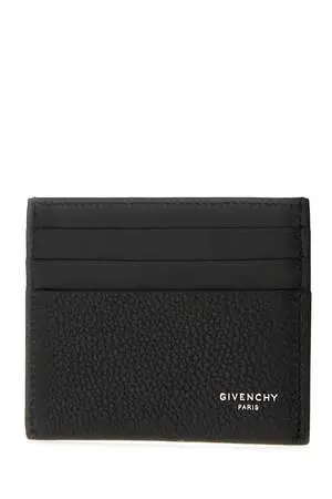 Givenchy Leather Card Holder - Black