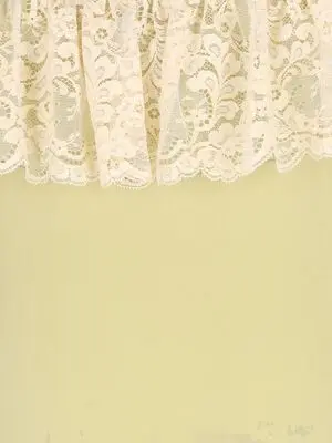 Chloé Sleeveless Silk Crepe Top With Lace Trim