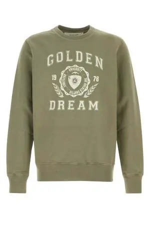 GOLDEN GOOSE Army Cotton Sweatshirt - Green