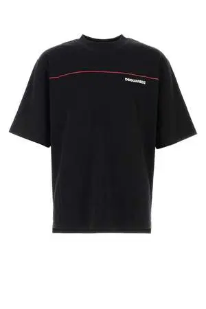 Dsquared2 Cotton Oversize T-shirt - Black
