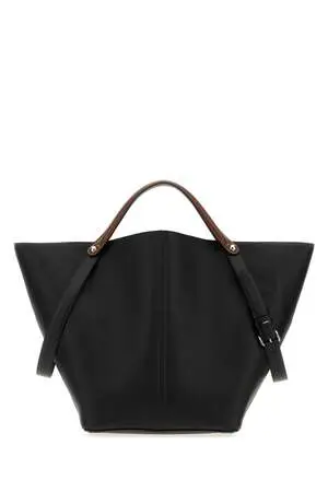 MAISON MARGIELA Leather Shopper Bag - Black