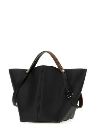 MAISON MARGIELA Leather Shopper Bag - Black