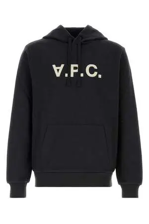 A.p.c. Stretch Cotton Hoodie - Black